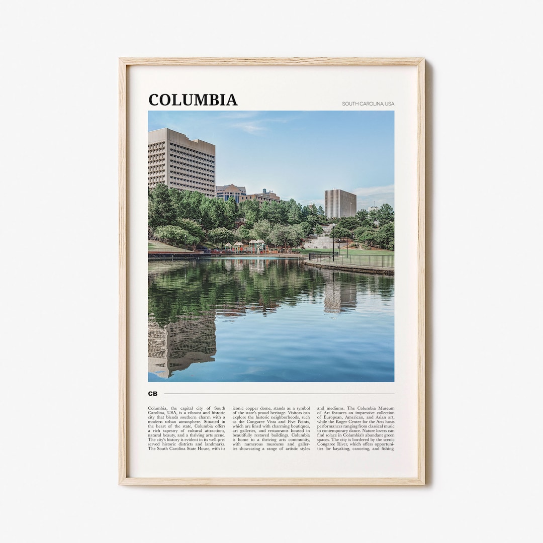 Columbia Travel Poster, Columbia Wall Art, Columbia Poster Print ...