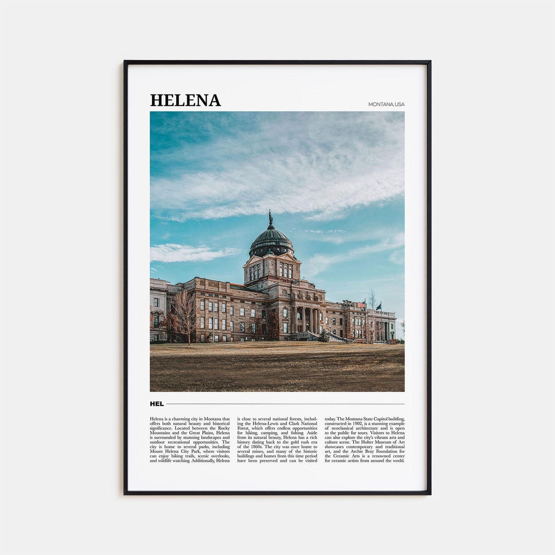 Helena Travel Poster, Helena Wall Art, Helena Poster Print, Helena ...