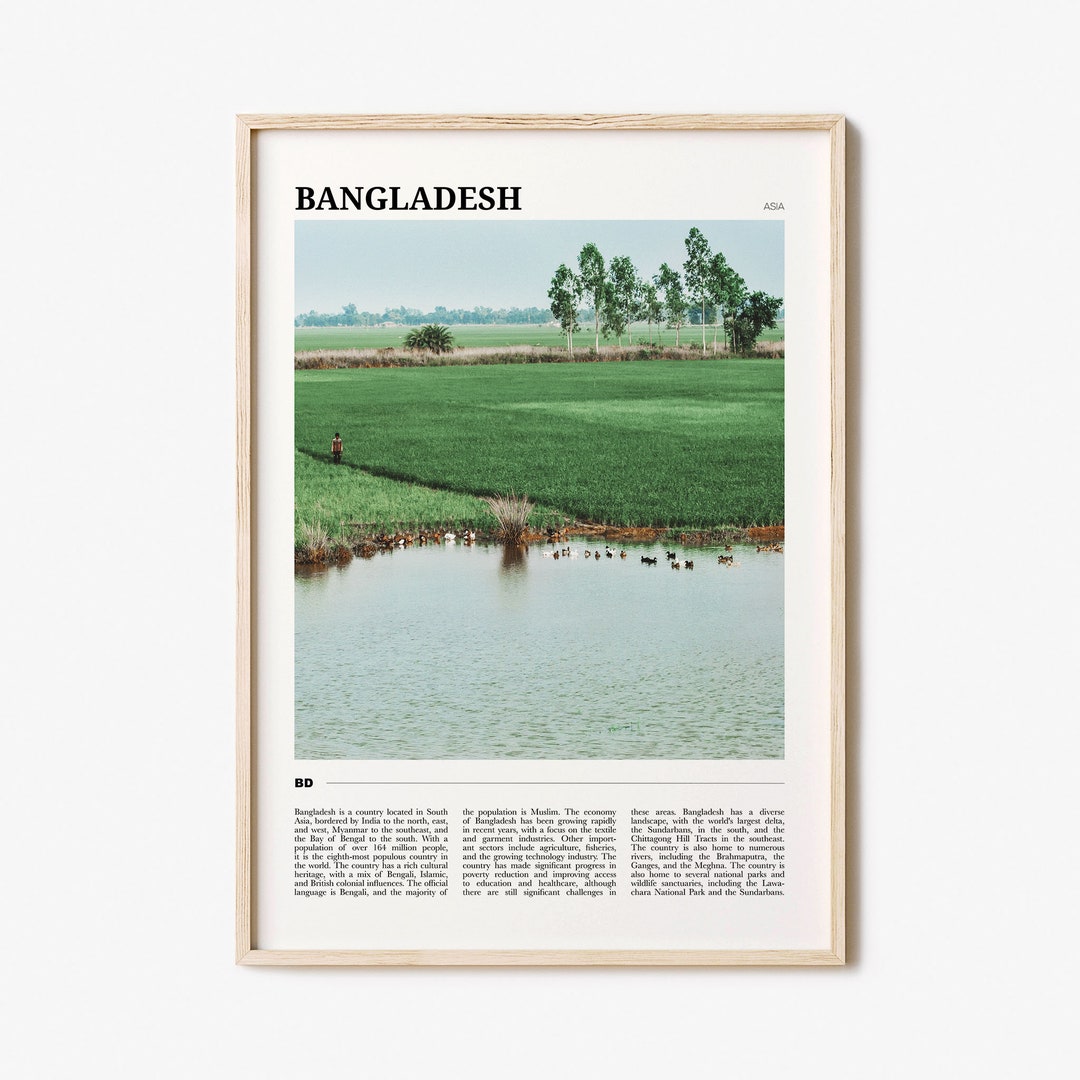 Bangladesh Travel Poster, Bangladesh Wall Art, Bangladesh Poster Print ...