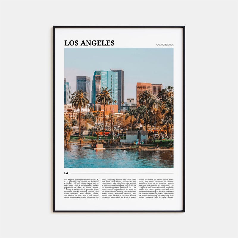 Los Angeles Poster - Etsy