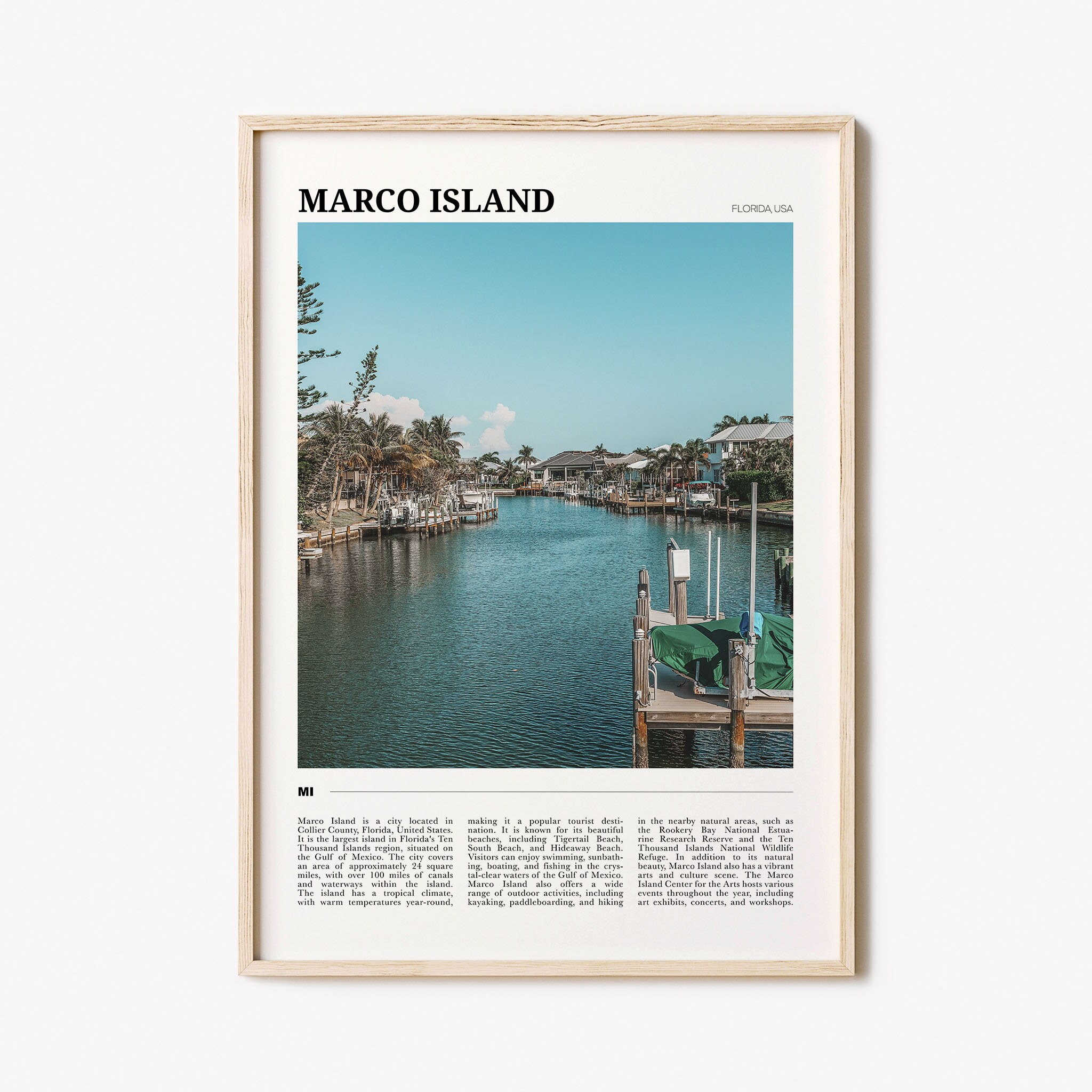 Marco Island Travel Poster, Marco Island Wall Art, Marco Island Poster ...