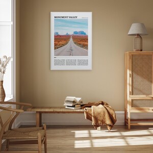 Monument Valley Travel Poster, Monument Valley Wall Art, Monument ...