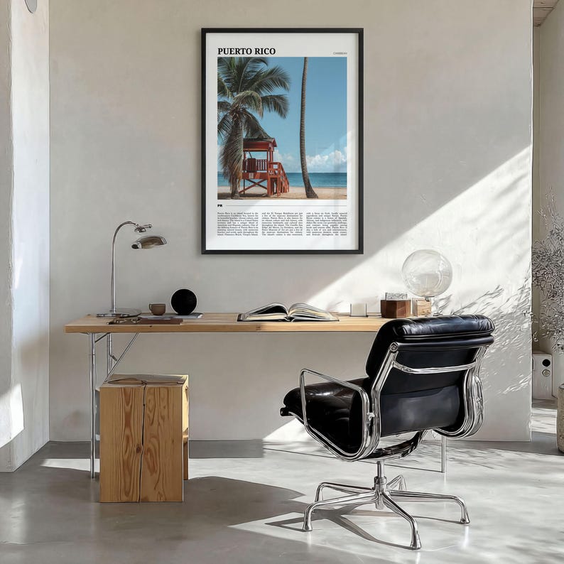 Puerto Rico Travel Poster: Beach Photography Print - Etsy