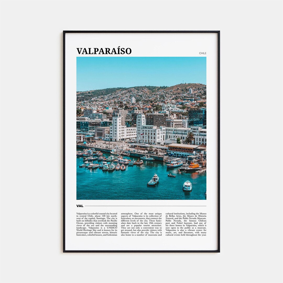 Valparaiso Travel Poster, Valparaiso Wall Art, Valparaiso Poster Print ... Valparaiso Travel Poster, Valparaiso Wall Art, Valparaiso Poster Print ...