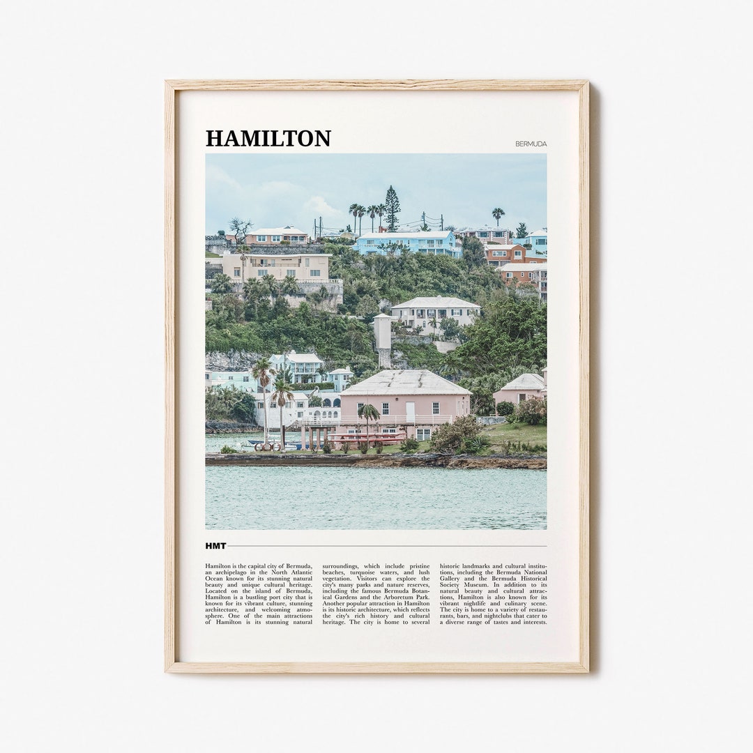 Hamilton Travel Poster, Hamilton Wall Art, Hamilton Poster Print ...