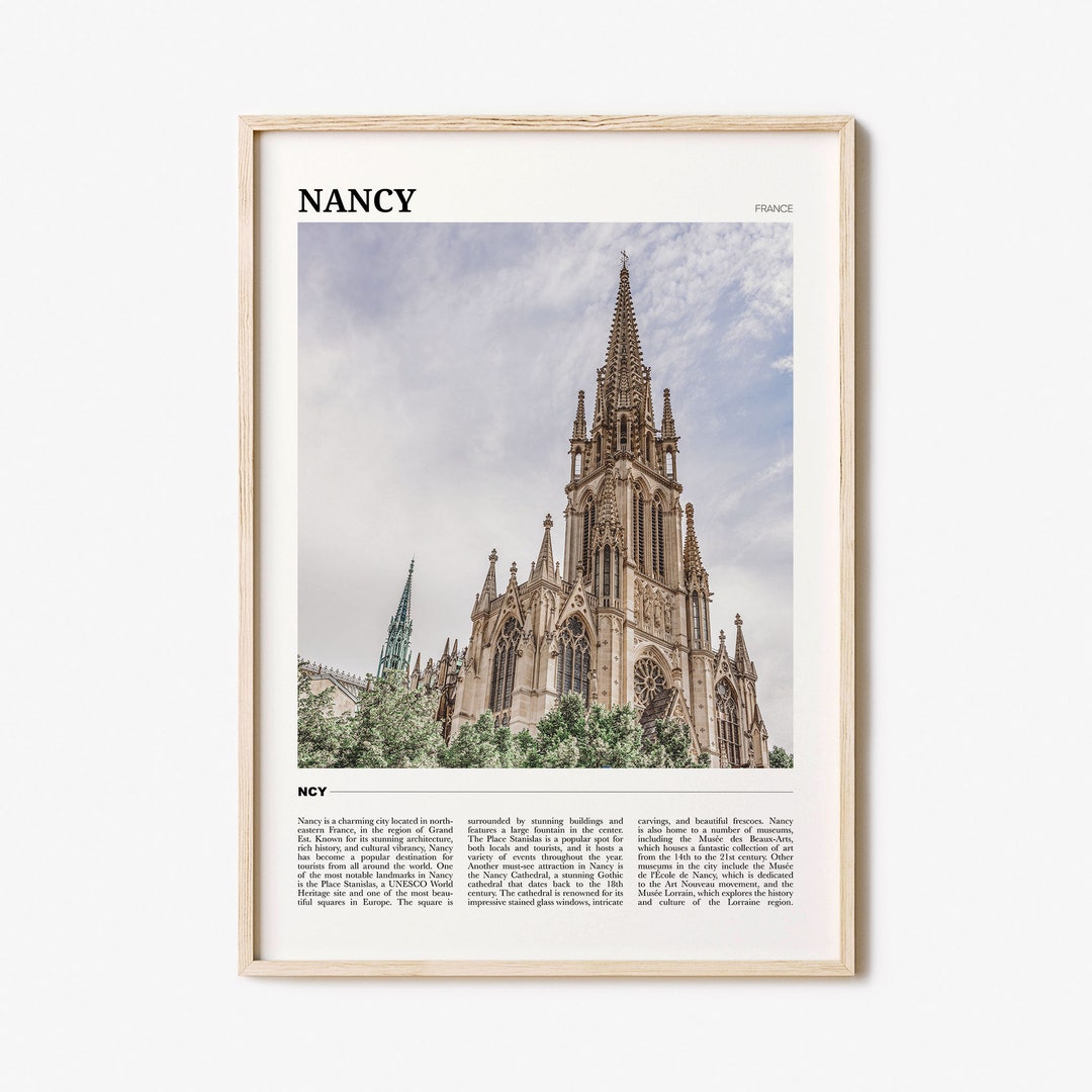 Nancy Travel Poster, Nancy Wall Art, Nancy Poster Print, Nancy Photo ...