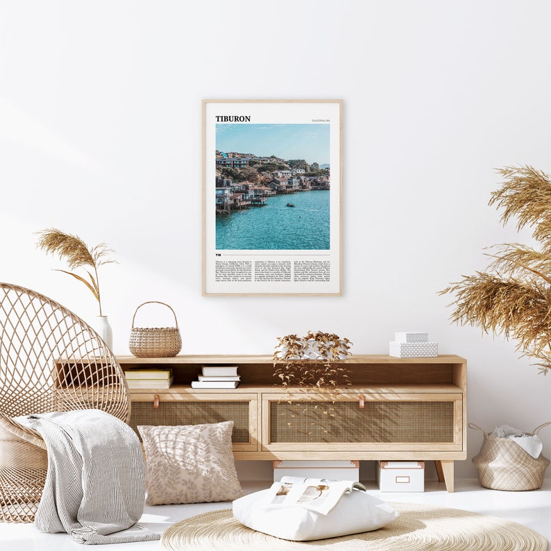 Tiburon Travel Poster, Tiburon Wall Art, Tiburon Poster Print, Tiburon ...