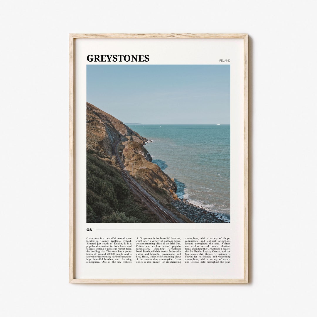 Greystones Travel Poster, Greystones Wall Art, Greystones Poster Print ...