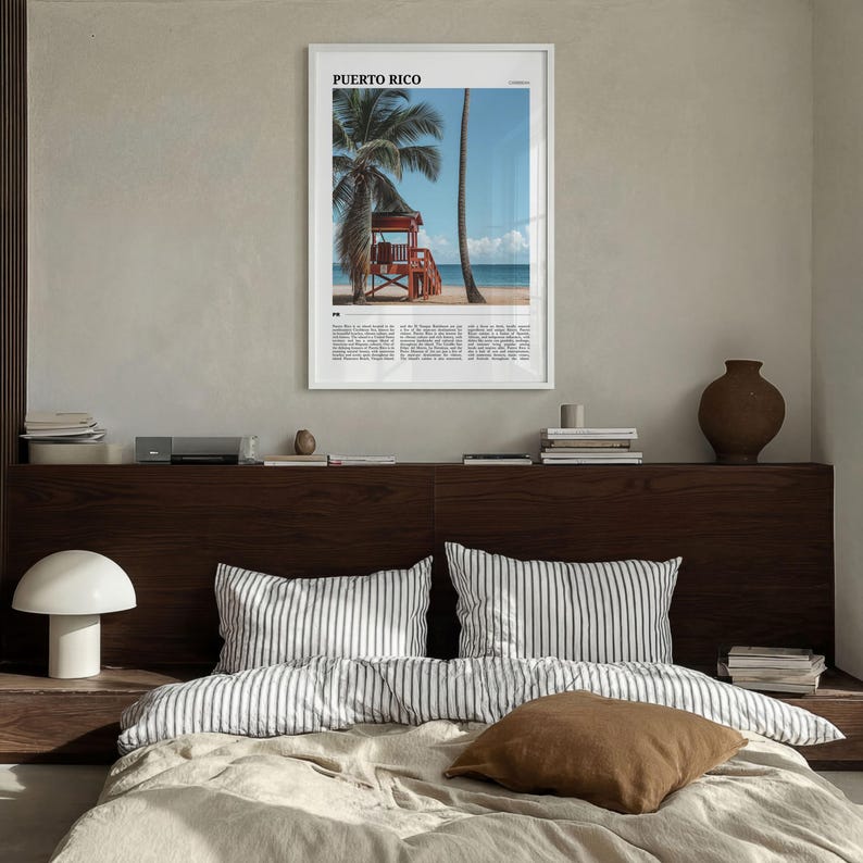 Puerto Rico Travel Poster: Beach Photography Print - Etsy