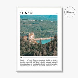 Trentino Travel Poster No 1, Trentino Wall Art, Trentino Poster Print ...
