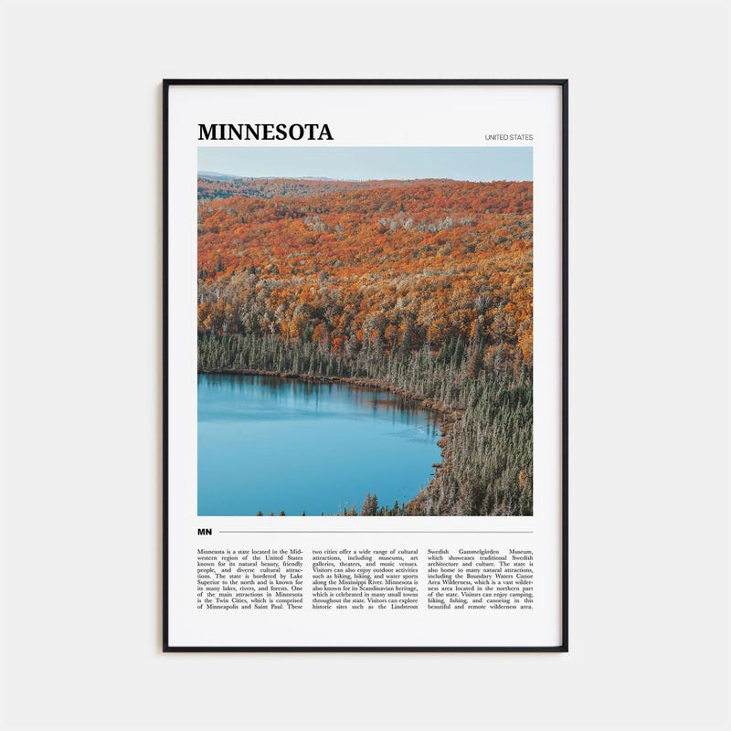 Minnesota Print - Etsy