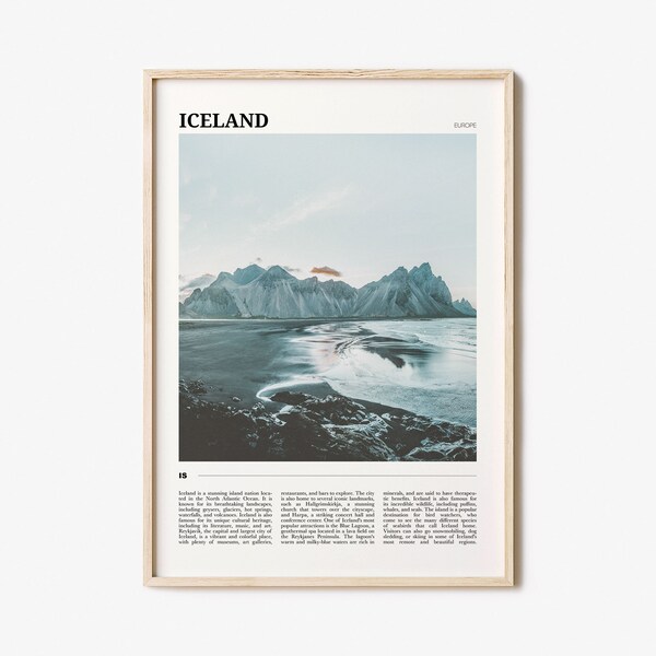 Iceland Poster - Etsy