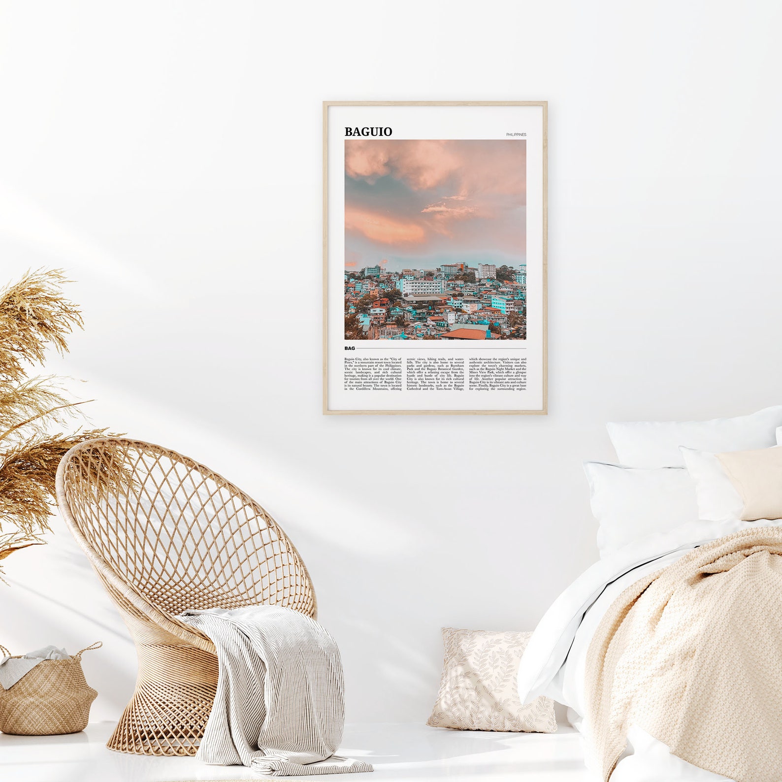 Baguio Travel Poster Baguio Wall Art Baguio Poster Print - Etsy