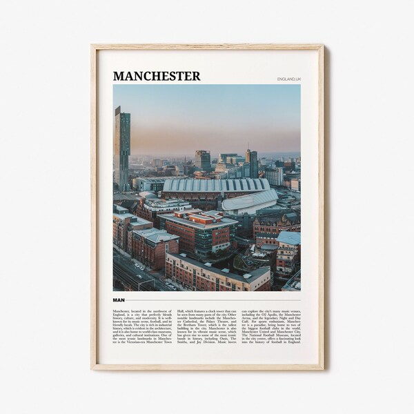 Manchester Print - Etsy UK