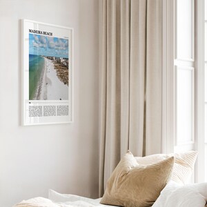 Madeira Beach Travel Poster, Madeira Beach Wall Art, Madeira Beach ...