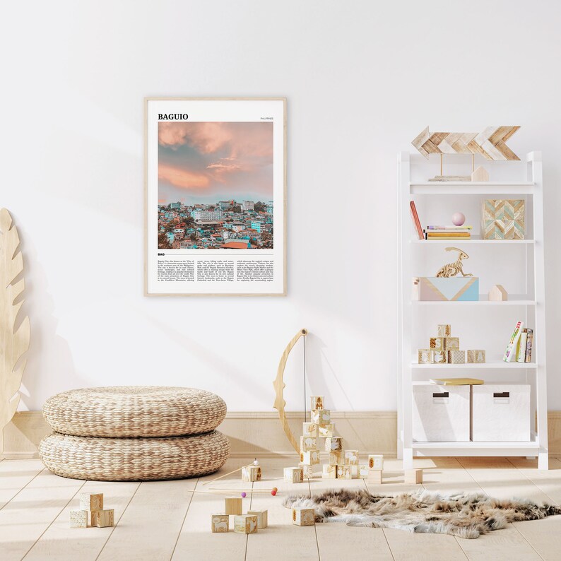 Baguio Travel Poster Baguio Wall Art Baguio Poster Print - Etsy