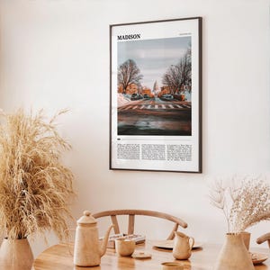 Madison Travel Poster, Madison Wall Art, Madison Poster Print, Madison ...
