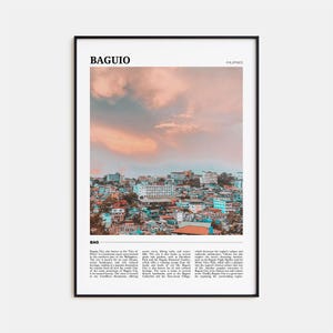 Baguio Travel Poster, Baguio Wall Art, Baguio Poster Print, Baguio ...