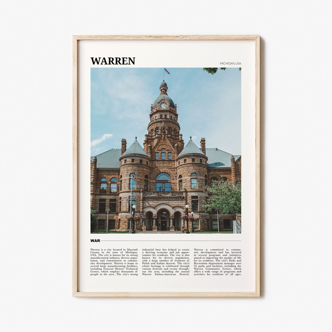 Warren Travel Poster, Warren Wall Art, Warren Poster Print, Warren ...
