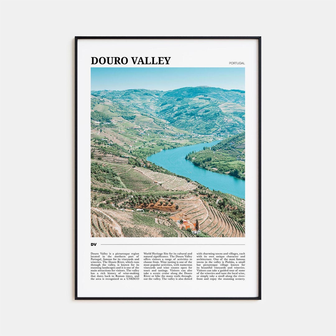 Douro Valley Travel Poster, Douro Valley Wall Art, Douro Valley Poster ...