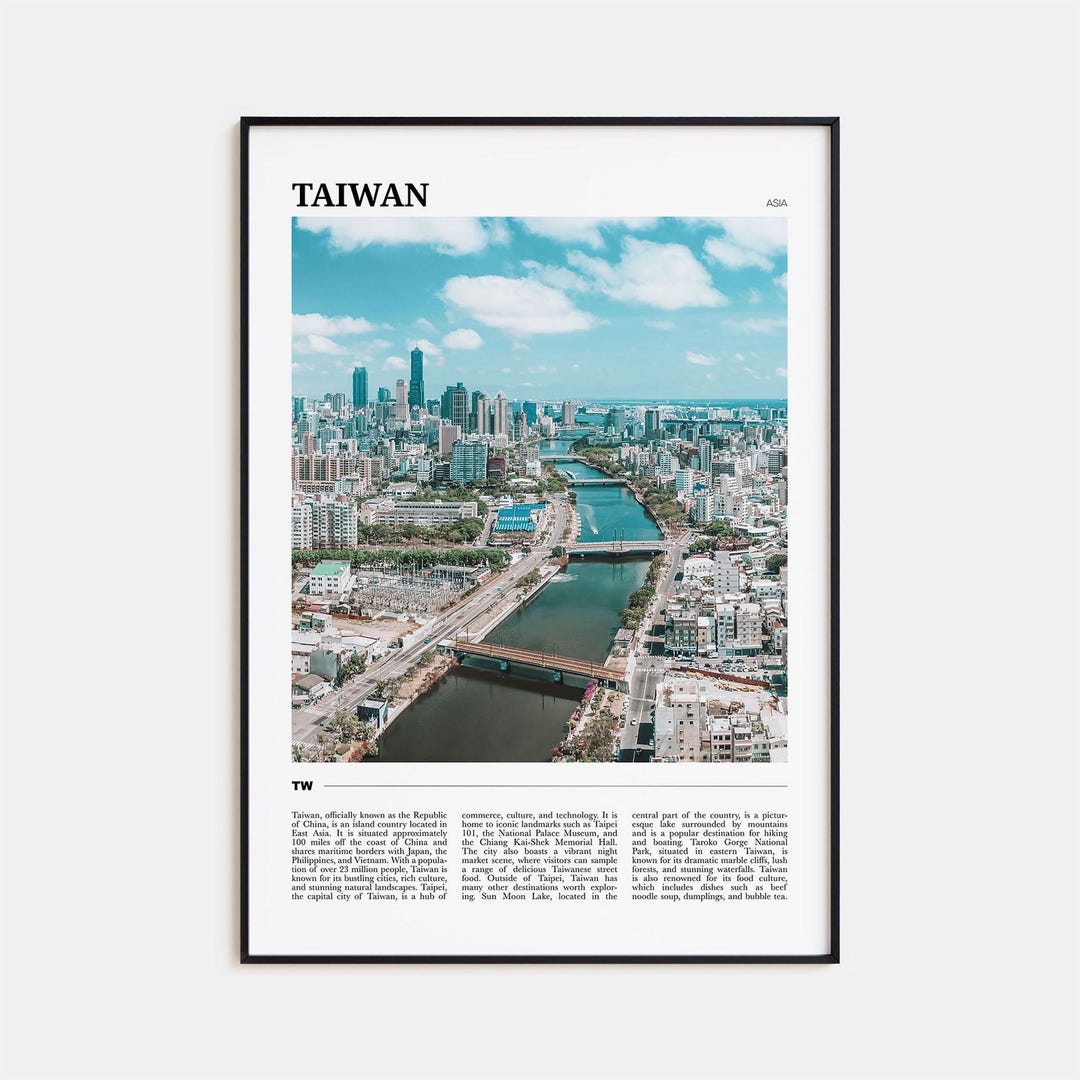 Taiwan Travel Poster, Taiwan Wall Art, Taiwan Poster Print, Taiwan ...