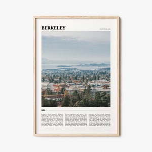 Berkeley Travel Poster, Berkeley Wall Art, Berkeley Poster Print ...