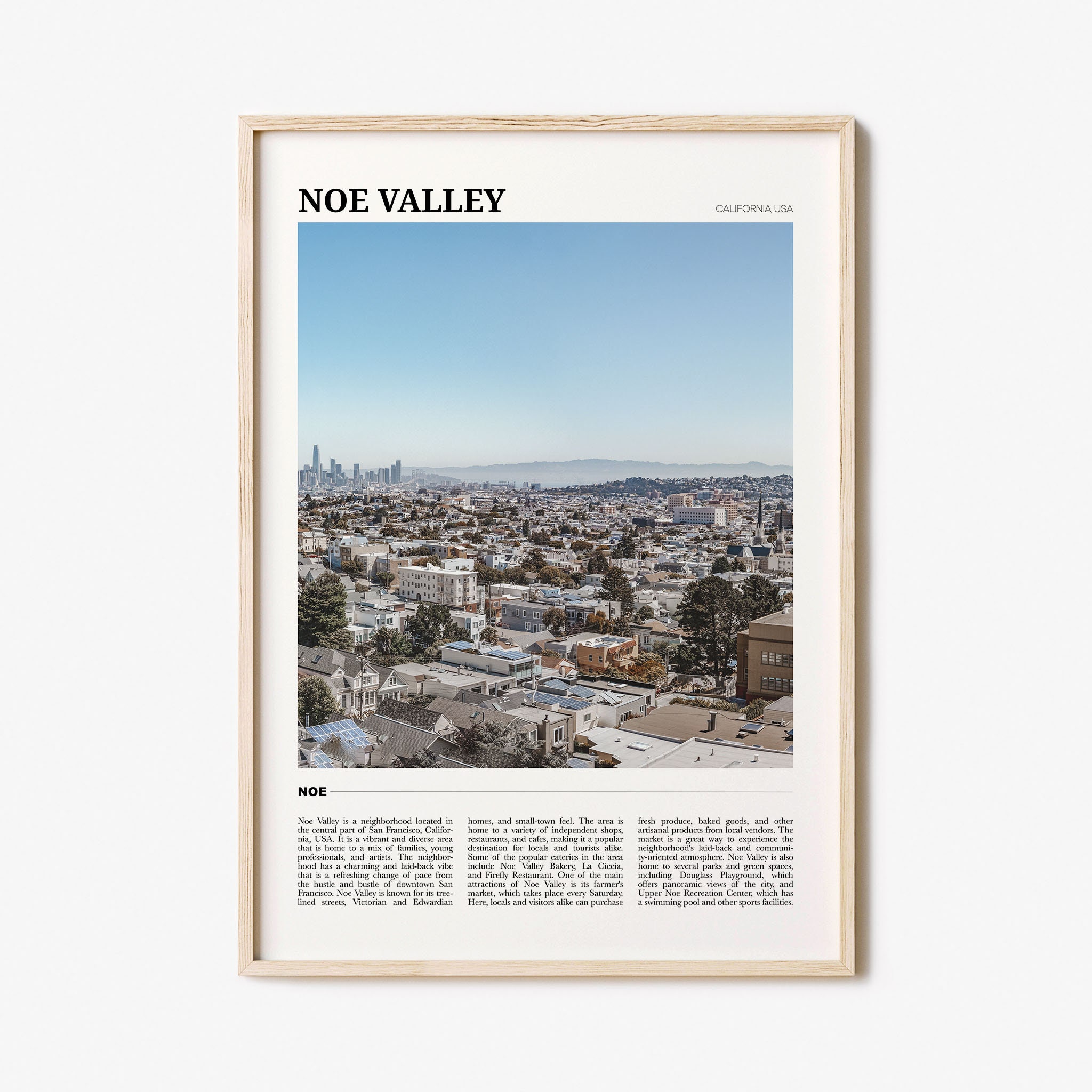 Noe Valley Travel Poster, Noe Valley Wall Art, Noe Valley Poster Print, Noe Valley Photo, Noe ...