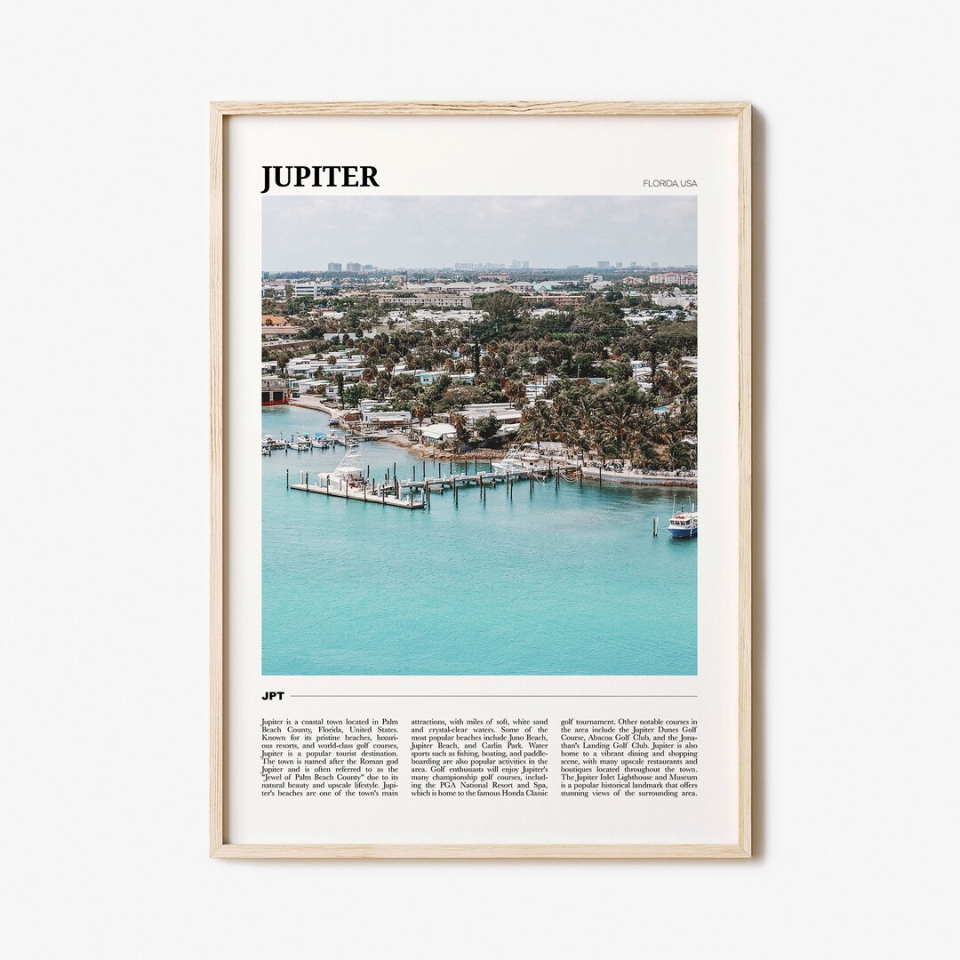 Jupiter Travel Poster, Jupiter Wall Art, Jupiter Poster Print, Jupiter ...