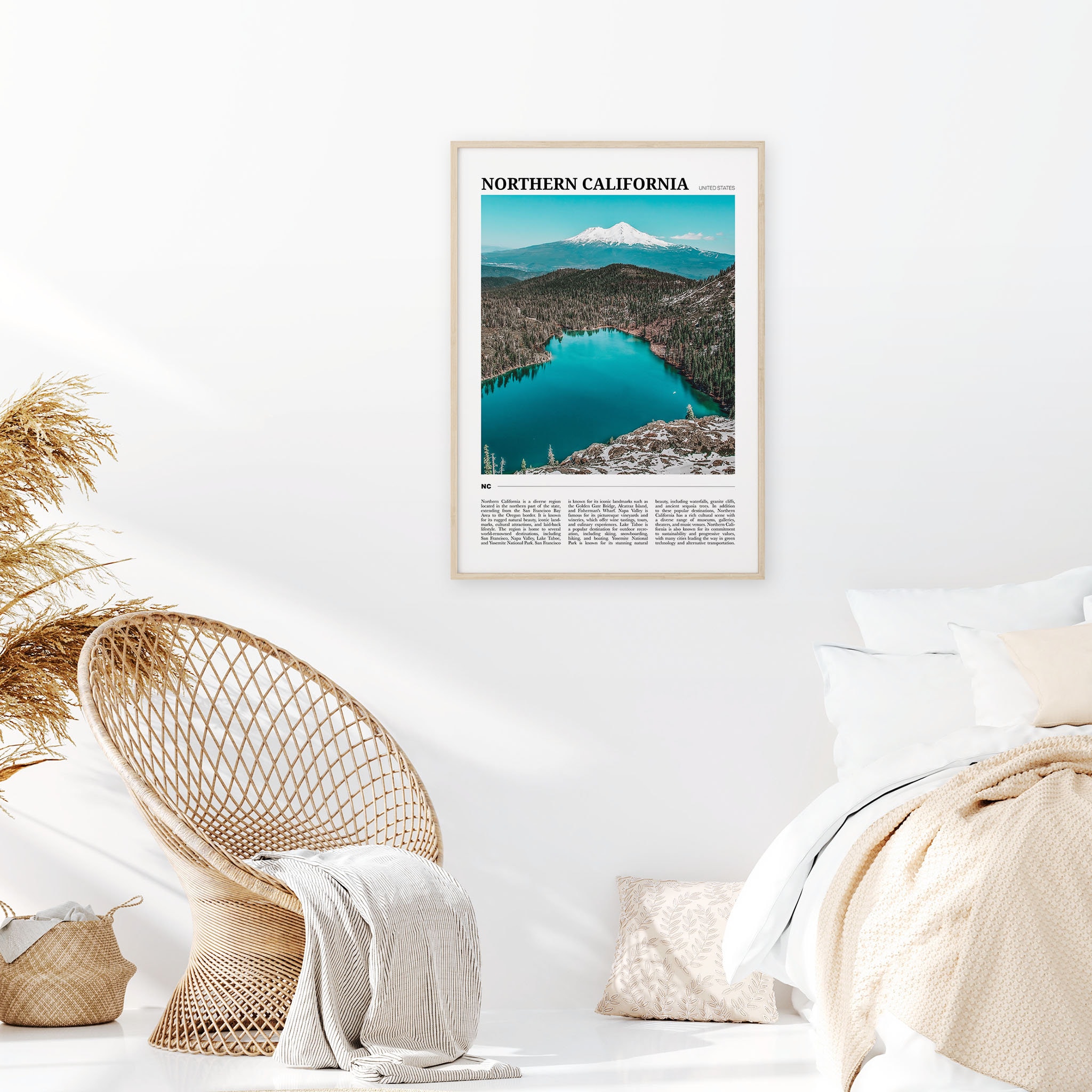 Northern California Travel Poster Northern California Wall - Etsy