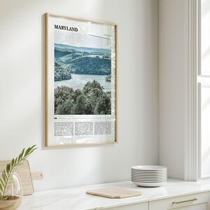 Maryland Travel Poster, Maryland Wall Art, Maryland Poster Print ...