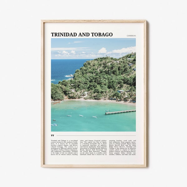 Trinidad Map Poster - Etsy