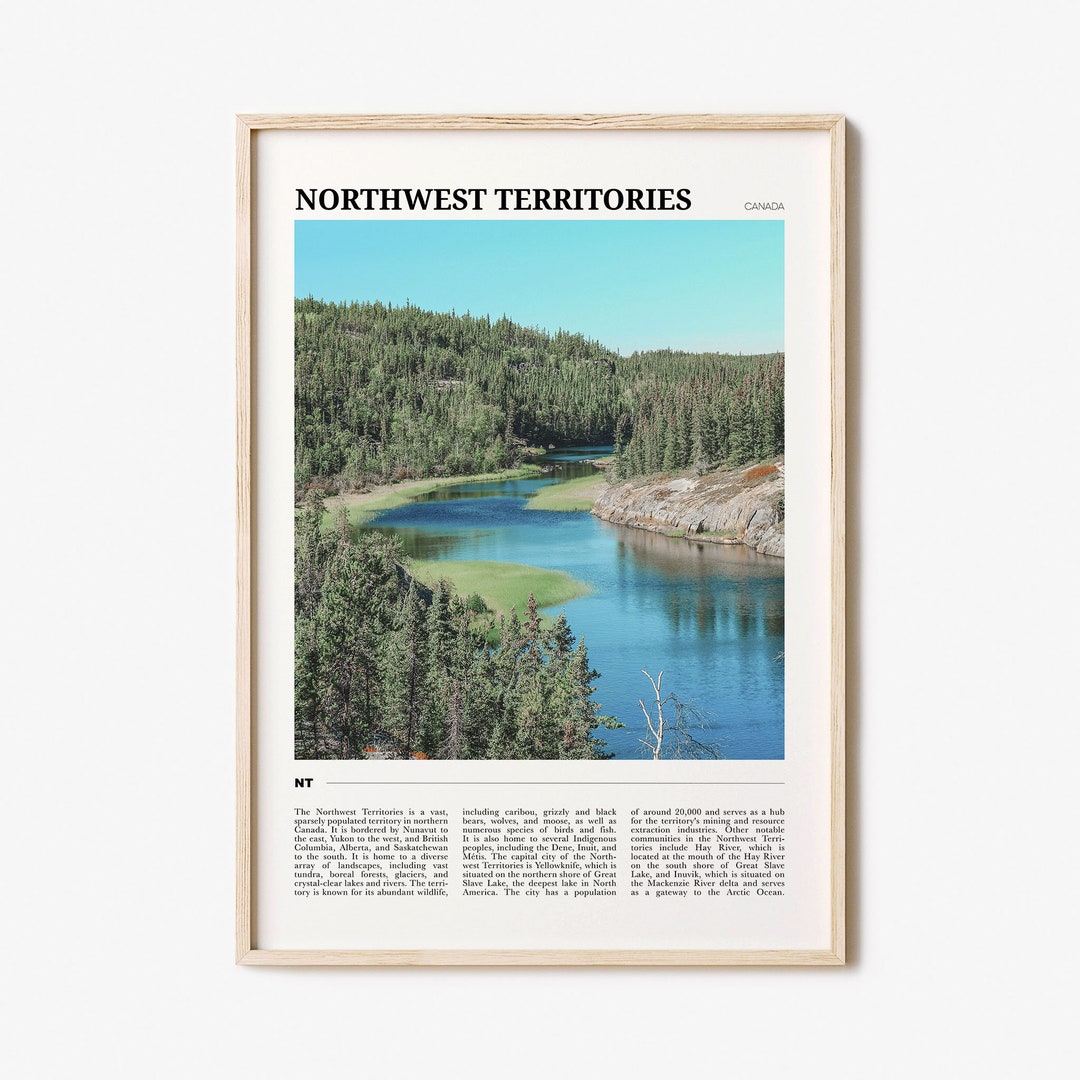 Northwest Territories Travel Poster, Northwest Territories Wall Art ...