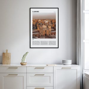 Lahore Travel Poster, Lahore Wall Art, Lahore Poster Print, Lahore ...