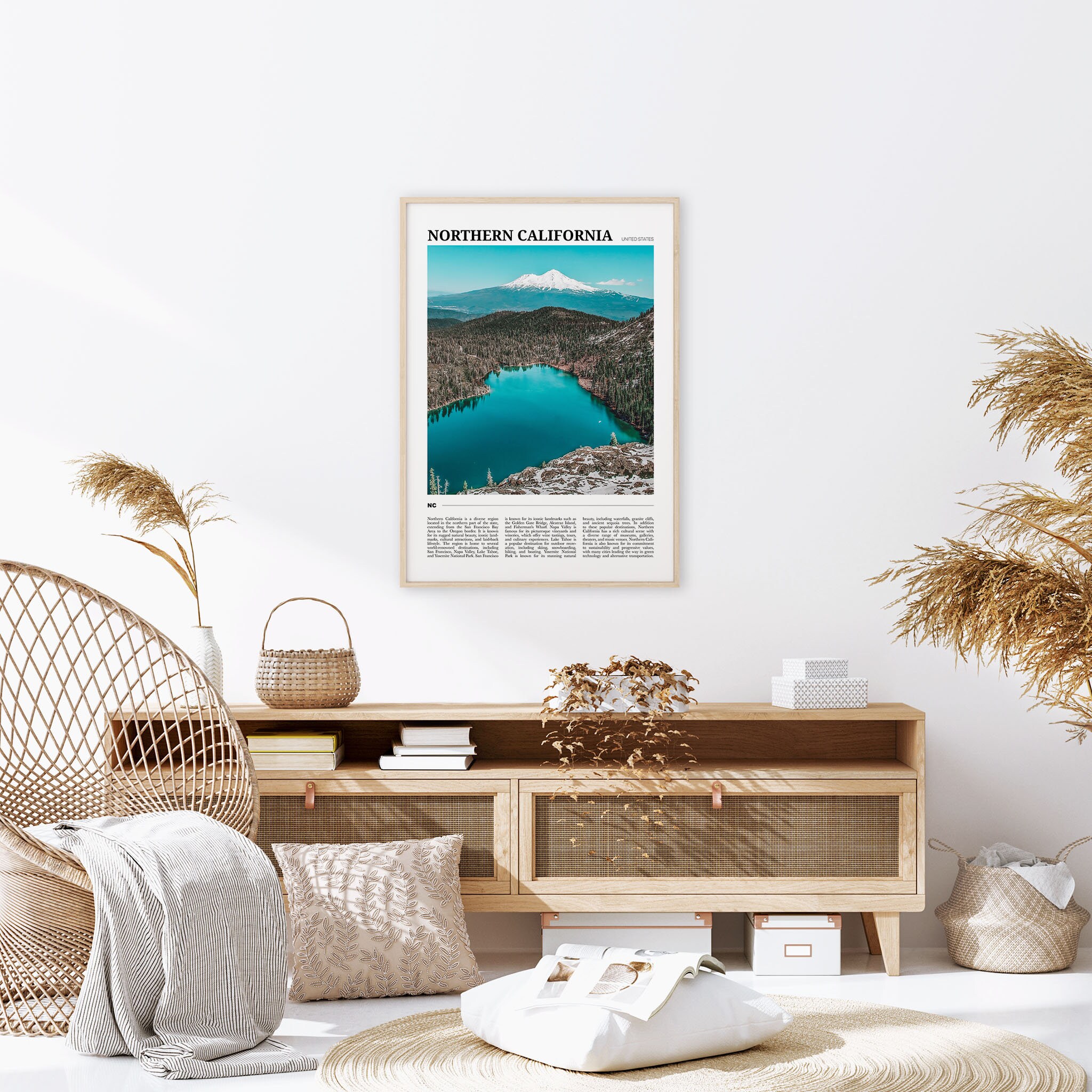 Northern California Travel Poster Northern California Wall - Etsy