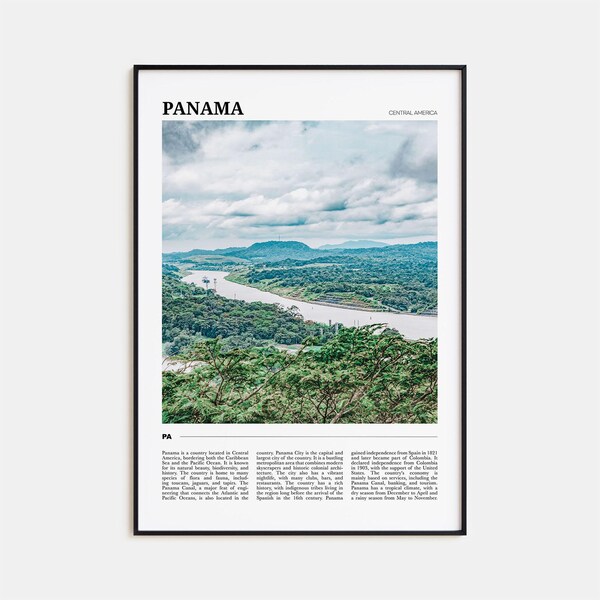Panama Poster - Etsy UK