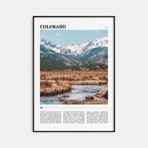Colorado Poster - Etsy