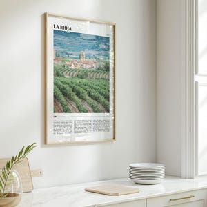 La Rioja Travel Poster, La Rioja Wall Art, La Rioja Poster Print, La ...