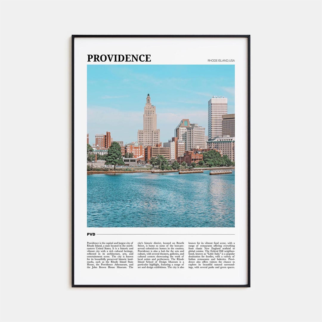 Providence Travel Poster, Providence Wall Art, Providence Poster Print ...