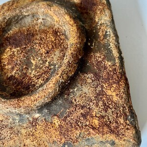 Handcrafted Wabi Sabi Paper Clay Art Piece With Rust Finish - Etsy