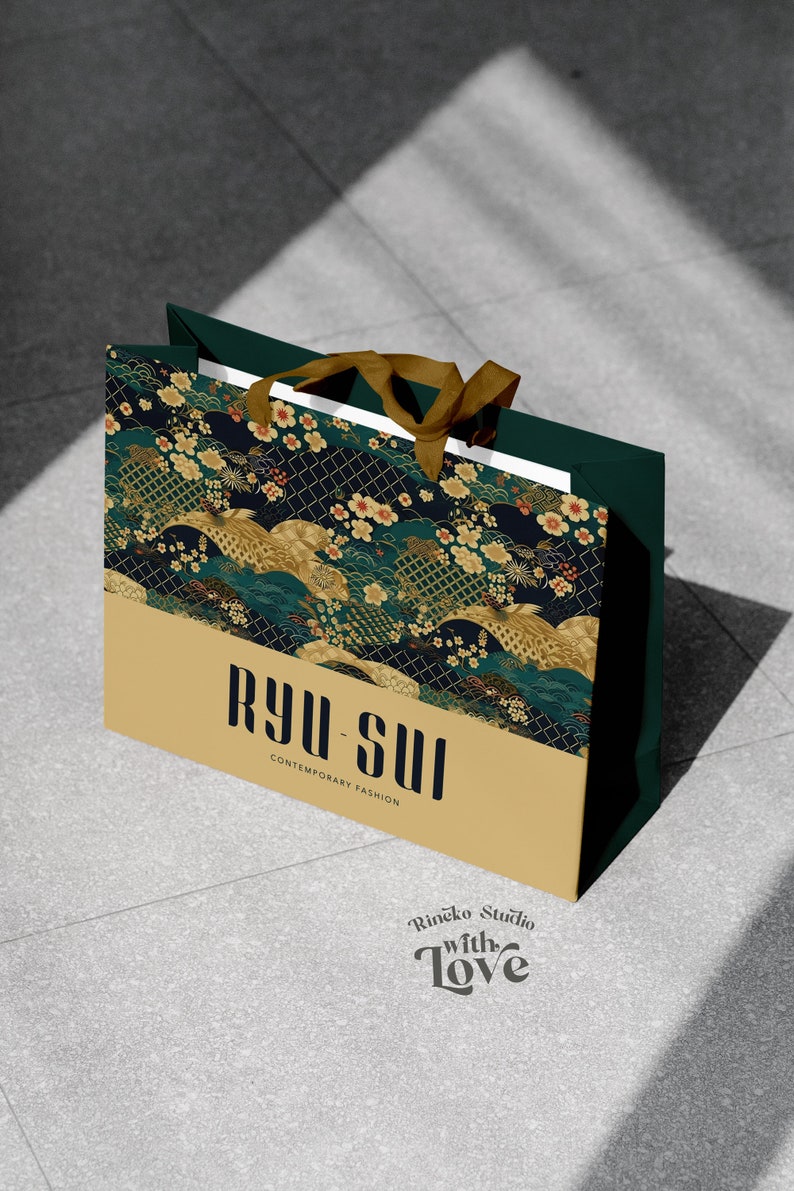 Chiyogami Yuzen Washi Paper Digital Paper Pack - 12 Designs ...