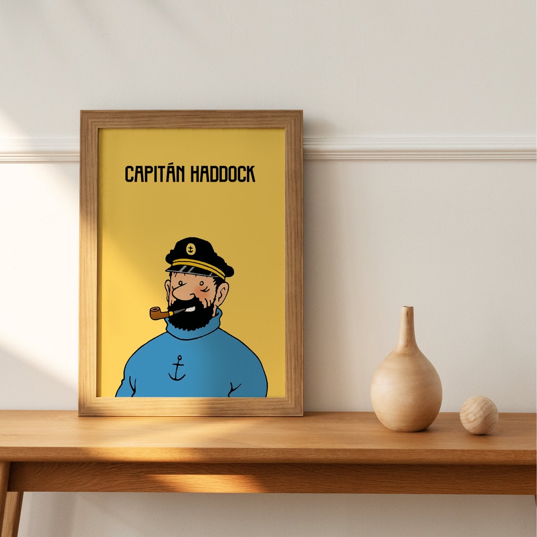 Tintin Printable Wall Art Office Wall Art Logo Comic - Etsy