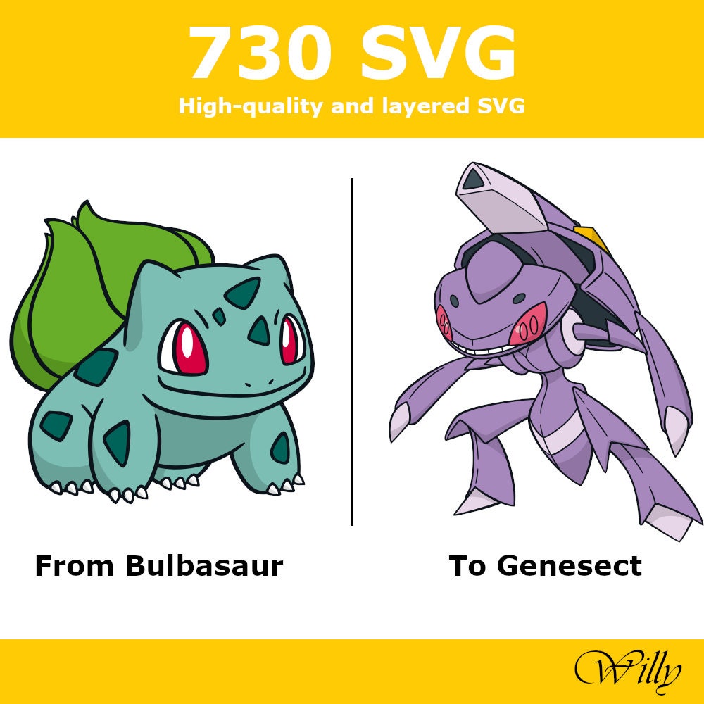 3000 Pokemon PNG and Pokemon SVG Fan Art Bundle, Pokemon Layered Svg ...