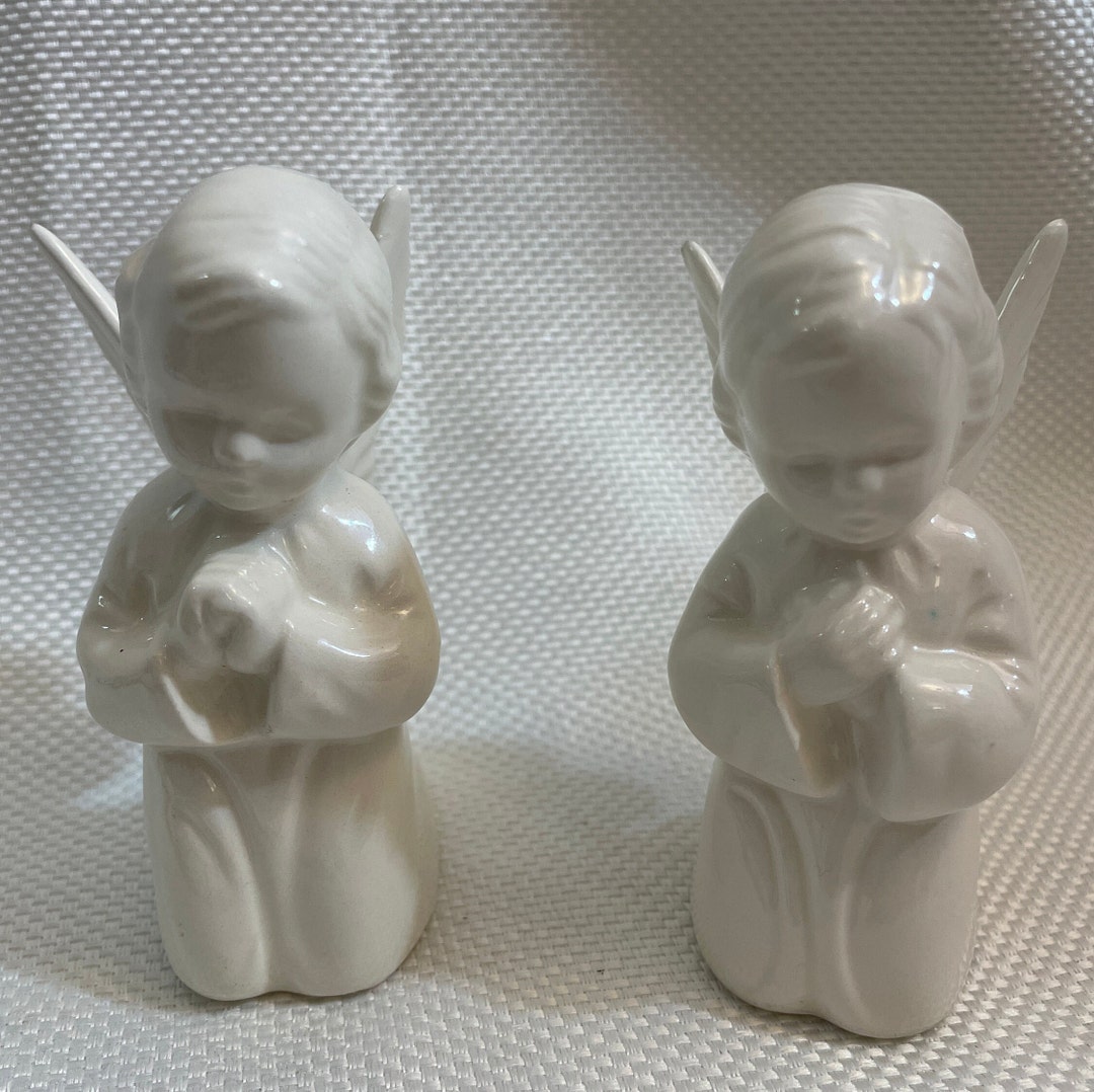 Napco Japan Ceramic Angels Figurines - Etsy