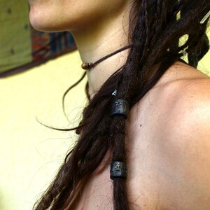 2 Dreadlock Jewelry Dread Bead Boho Steampunk Bead Gift Dreadlock Bead ...