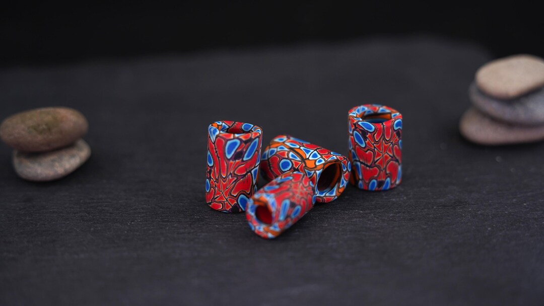 Set of 2 Dread Beads, Curl Beads, Dread Jewelry, Hippie Gift, Boho ...