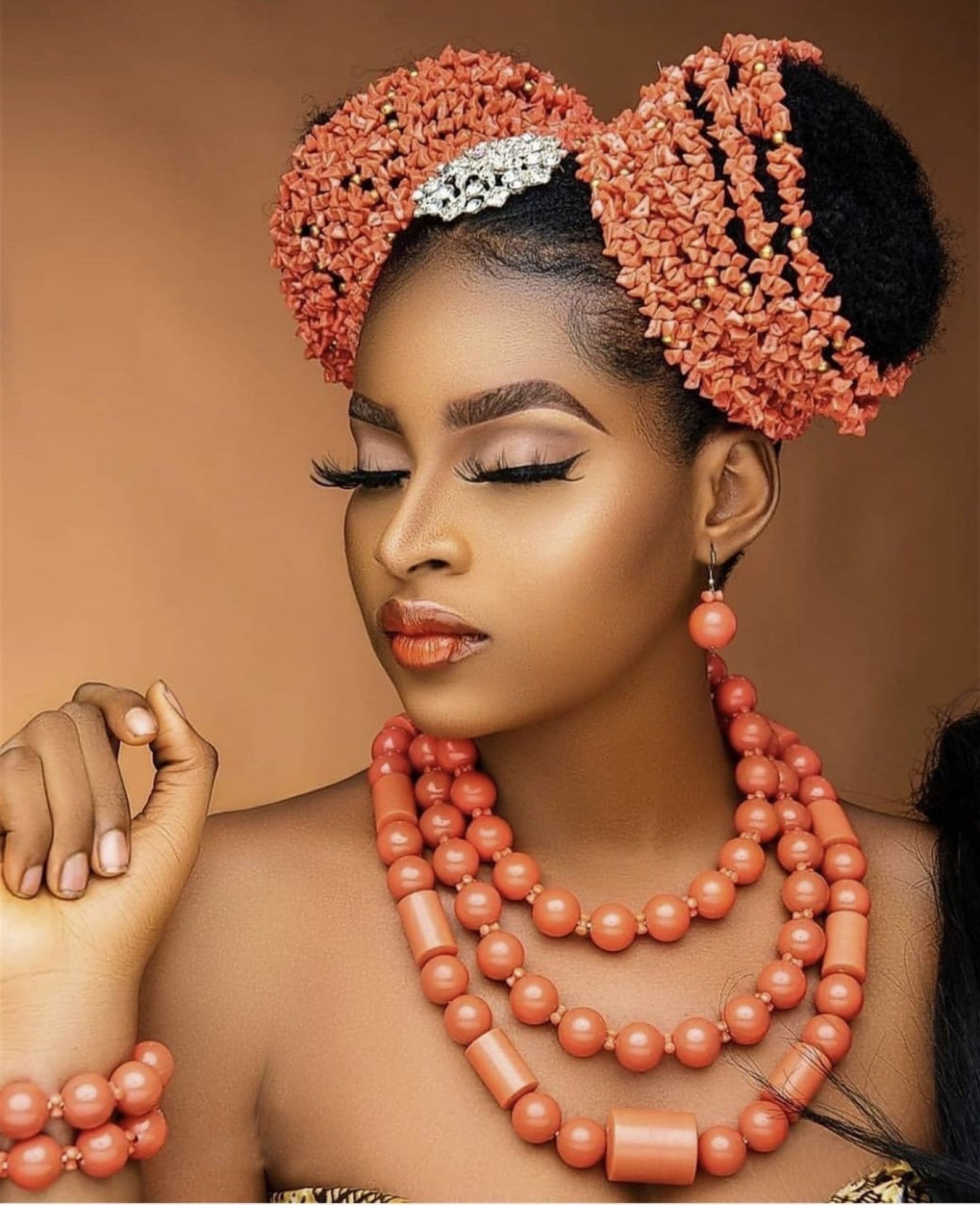 African / Traditional Bead, African Bride, Nigerian Wedding, Igbo Bride ...