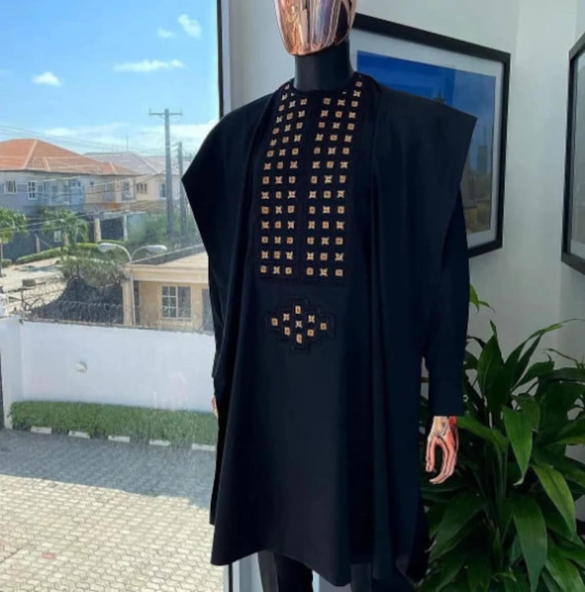 Complete Agbada Set for Men, Engagement/ Traditional Wedding, 3pieces ...