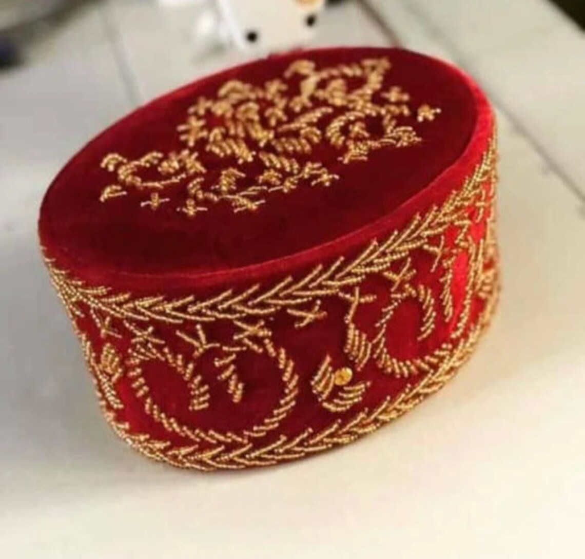 Odogwu African Chieftaincy Wedding Hat. Igbo Ozo Cap, African Men's ...