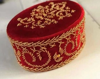 African Chieftaincy Wedding Hat. Igbo Ozo Cap African - Etsy