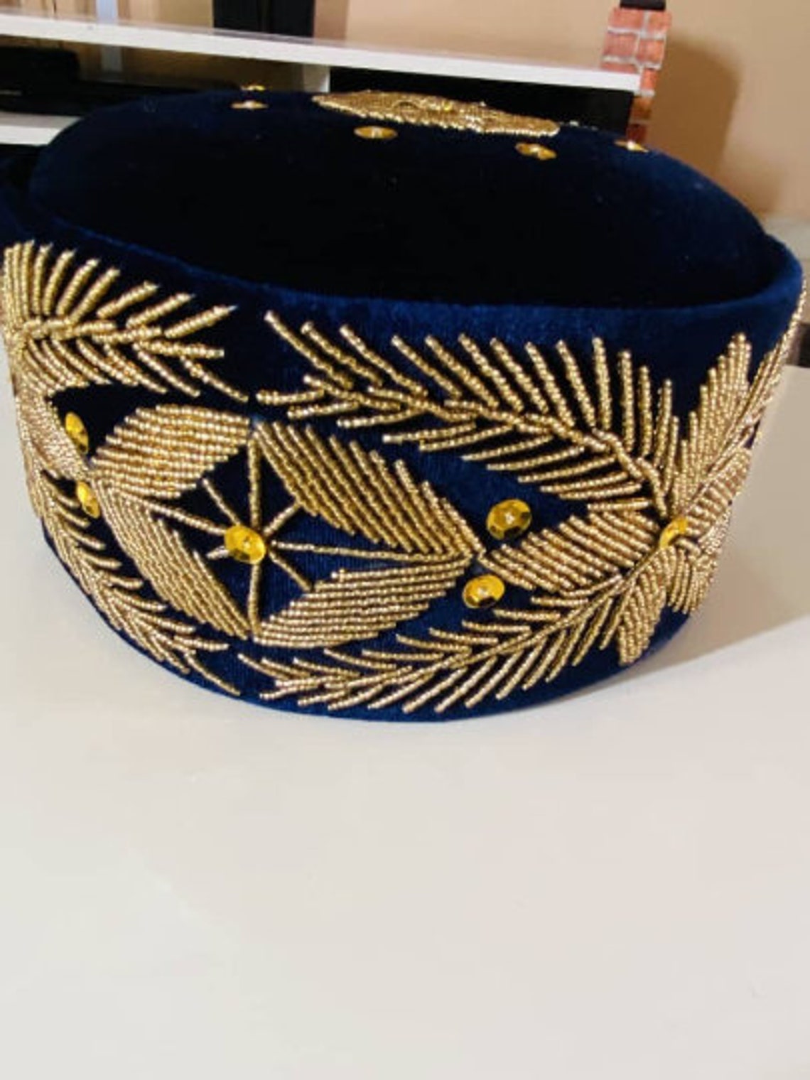 Odogwu African Chieftaincy Wedding Hat. Igbo Ozo Cap, African Men's ...